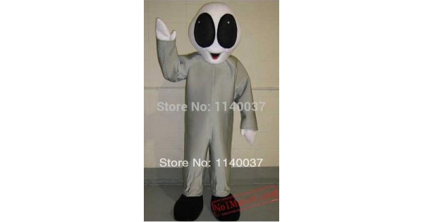 Grey Alien Mascot Costume