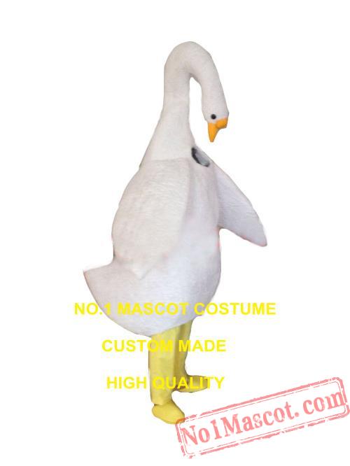Realistic Goose Swan Mascot Costume