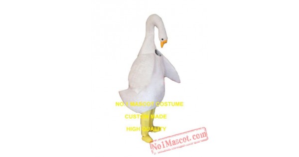 Realistic Goose Swan Mascot Costume