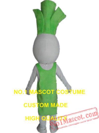 Onion Scallion Mascot Costume