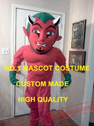 Hot New Halloween Red Devil Mascot Costume