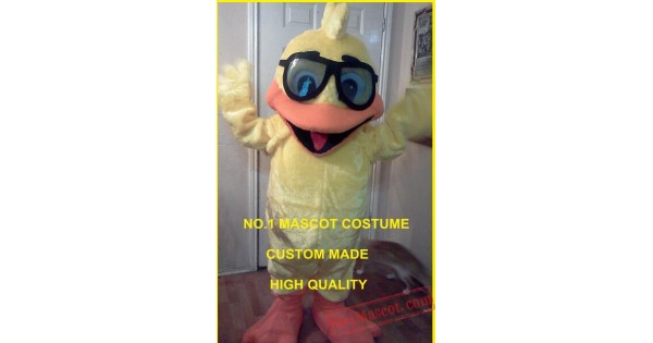 Custom Costumes Lovely Diving Yellow Duck Mascot Costume