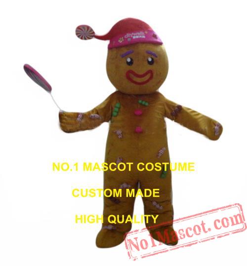 Gingerbread Mascot Costume