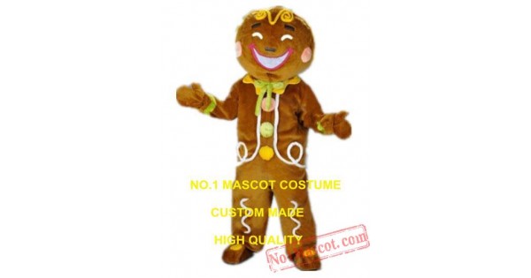 Gingerbread Biscuit Mascot Costume