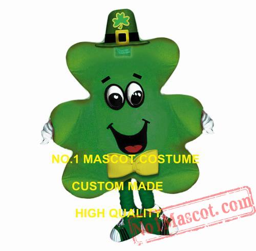 Clover Shamrock Mascot Costume