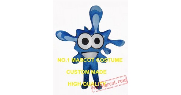 Blue Water Drop Mascot Costume