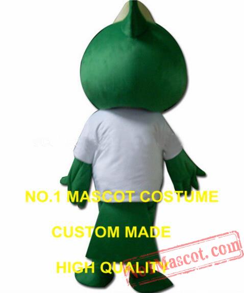 Green Parrot Bird Mascot Costume