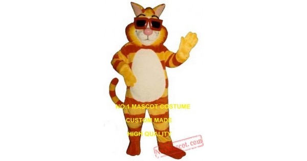 Cool Cat Mascot Costume