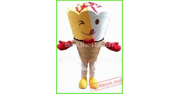 Sundae Icecream Ice-Cream Mascot Costume