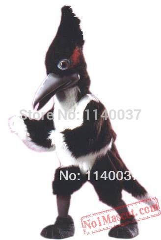 Professional Long Hair Roadrunner Mascot Costume