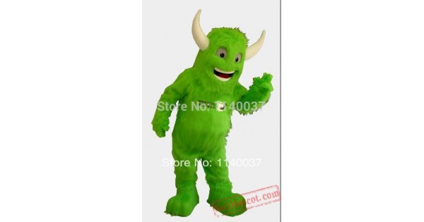 Green Monster Mascot Costume