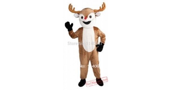 Rudolph The Red Nosed Reindeer Mascot Costume