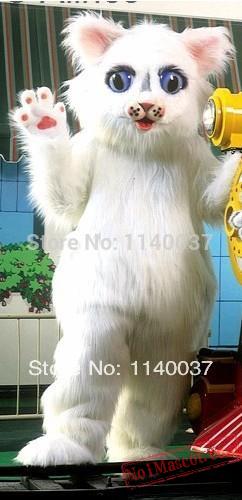 Snowball Kitty Cat Mascot Costume