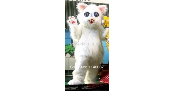 Snowball Kitty Cat Mascot Costume