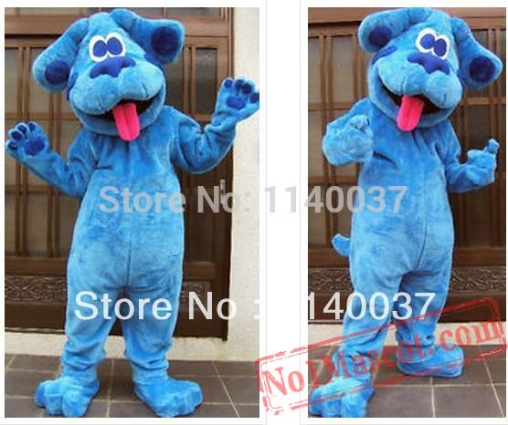 Blue Dog Mascot Costume