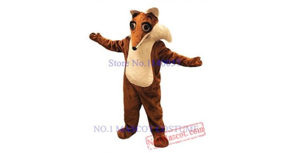 New Red Fox Mascot Costume